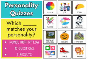 How a Personality Test for Kids Enhanced my Spanish Personality ...