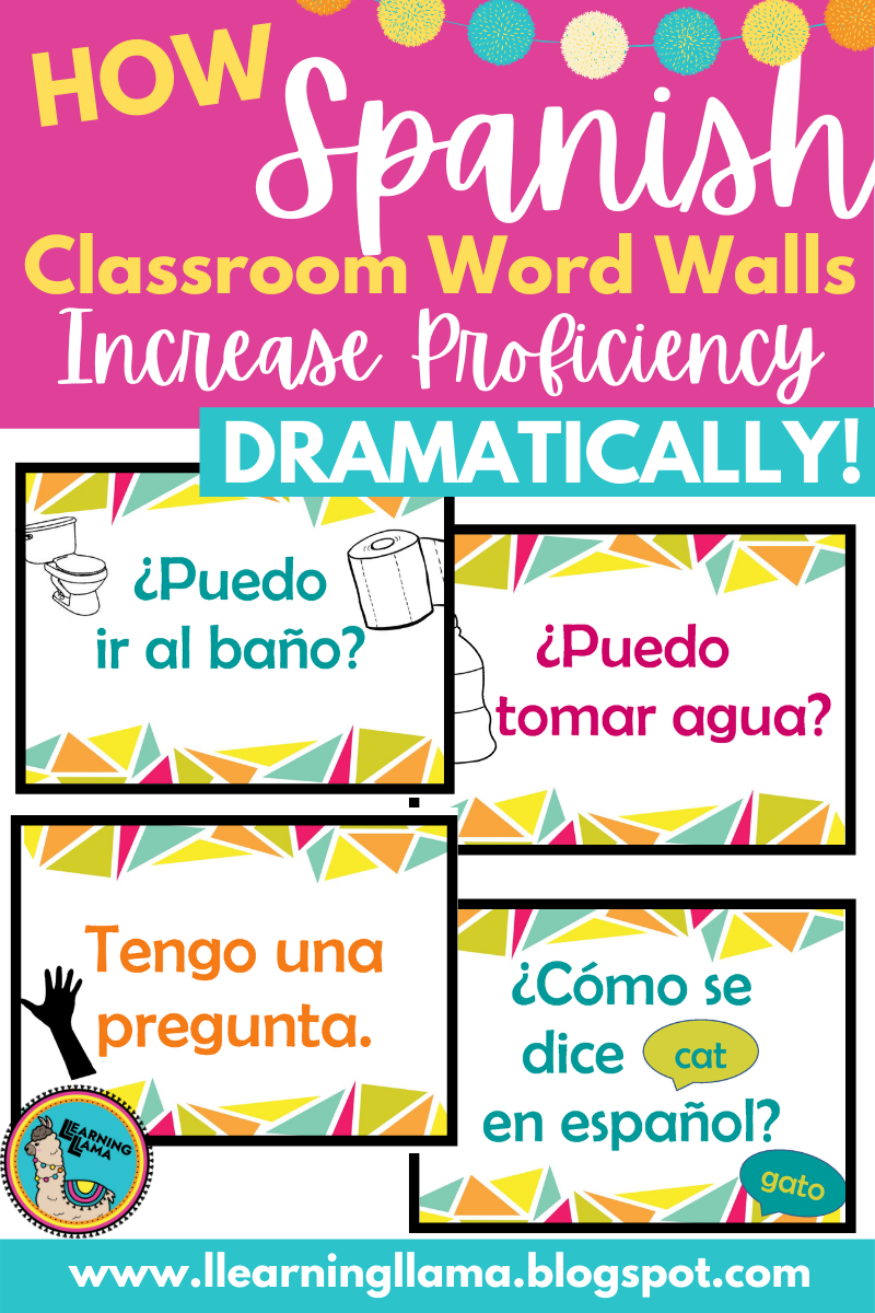 How Spanish Classroom Word Walls Increase Language Proficiency ...