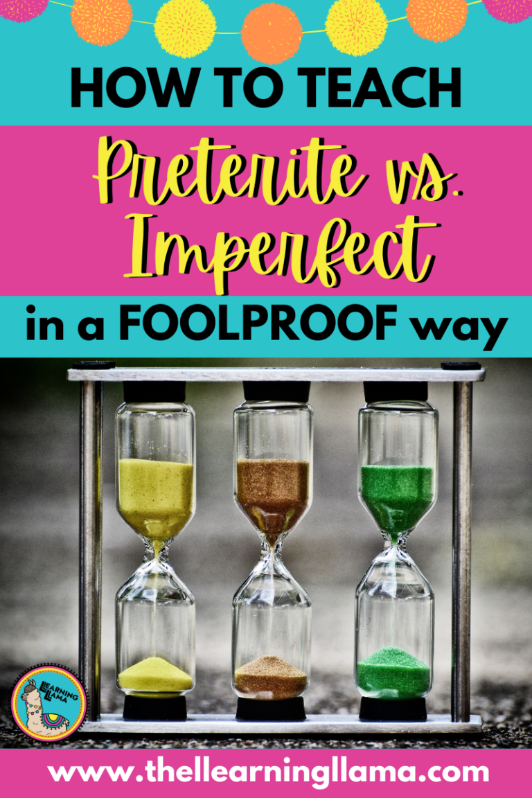 How to Teach Preterite vs Imperfect in Spanish in a Foolproof Way ...
