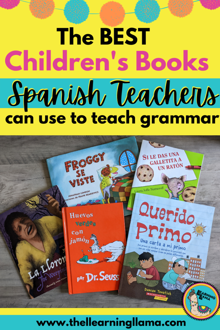The Best Children's Books Spanish Teachers Can Use to Teach Grammar ...