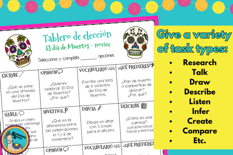 8 Outside the Box Research Project Ideas for Spanish Class - Llearning ...