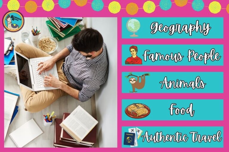 8 Outside the Box Research Project Ideas for Spanish Class - Llearning ...