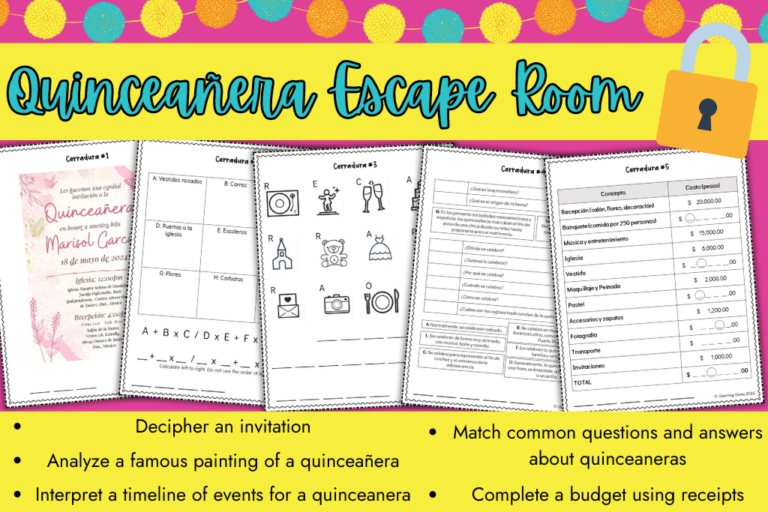 La Quinceanera in Spanish Class: Authentic Resources and Lessons ...